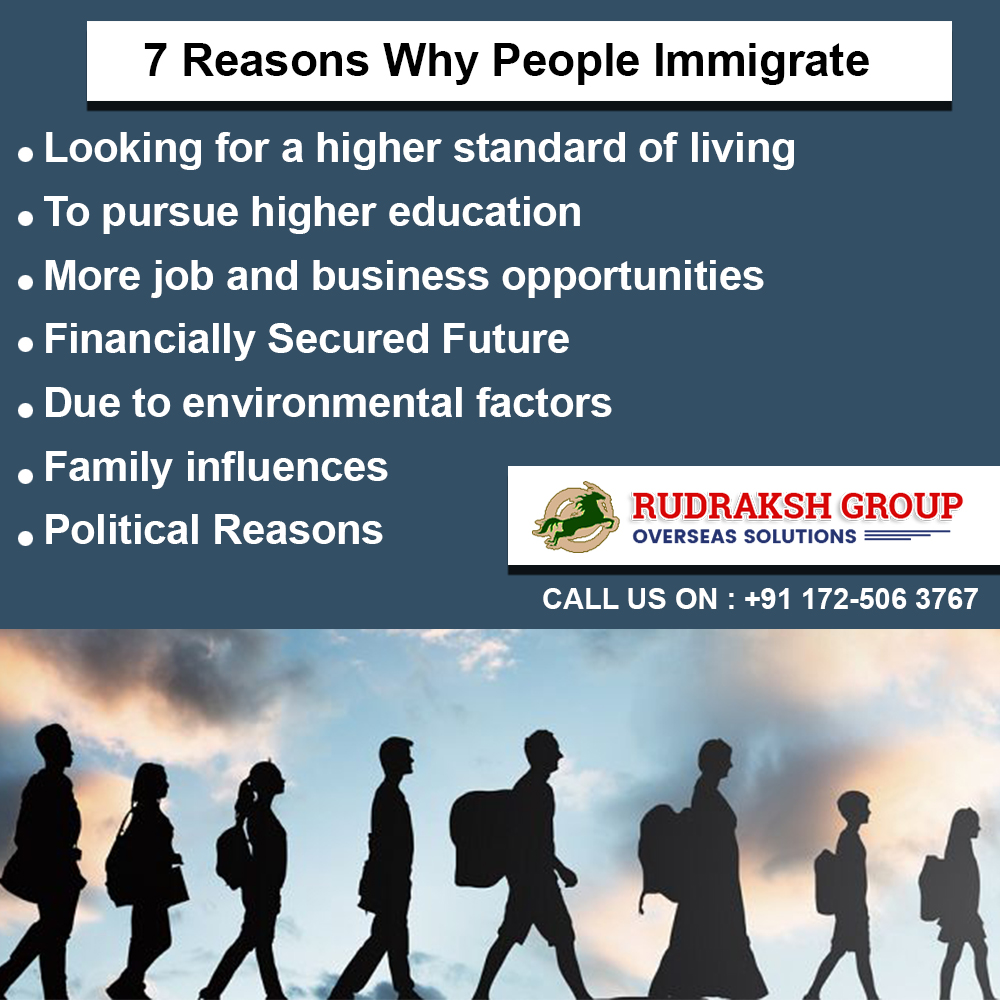 7 Reasons Why People Immigrate | Latest Infographics